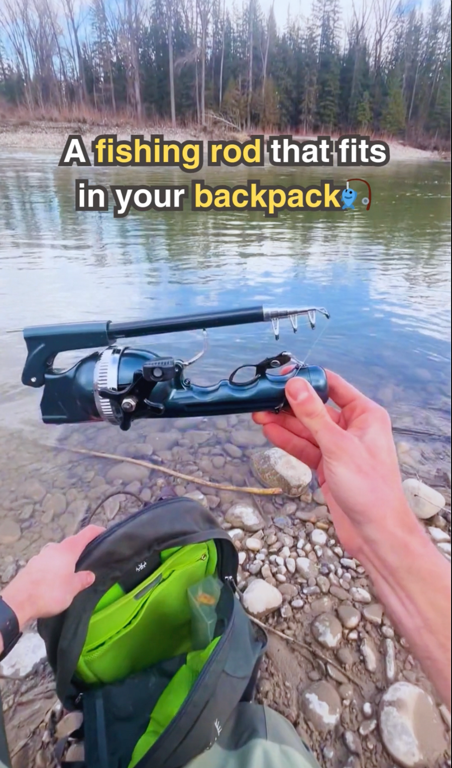 CarryCast™ Foldable Fishing Rod – Compact, Lightweight & Ready to Go ...